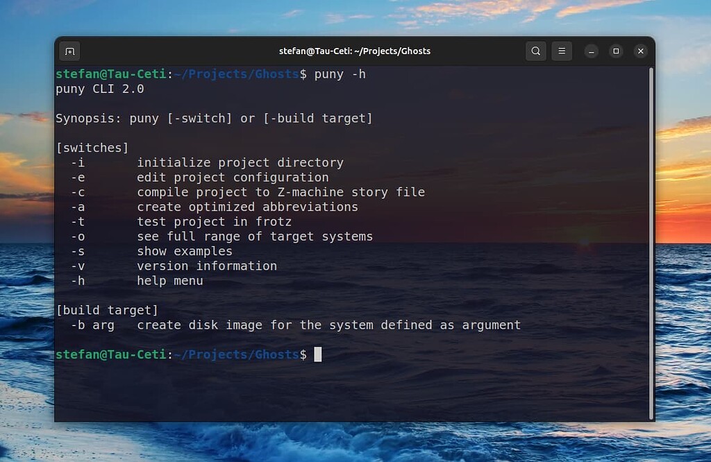The Puny BuildTools 2.0 are out! (Z-machine project management CLI ...
