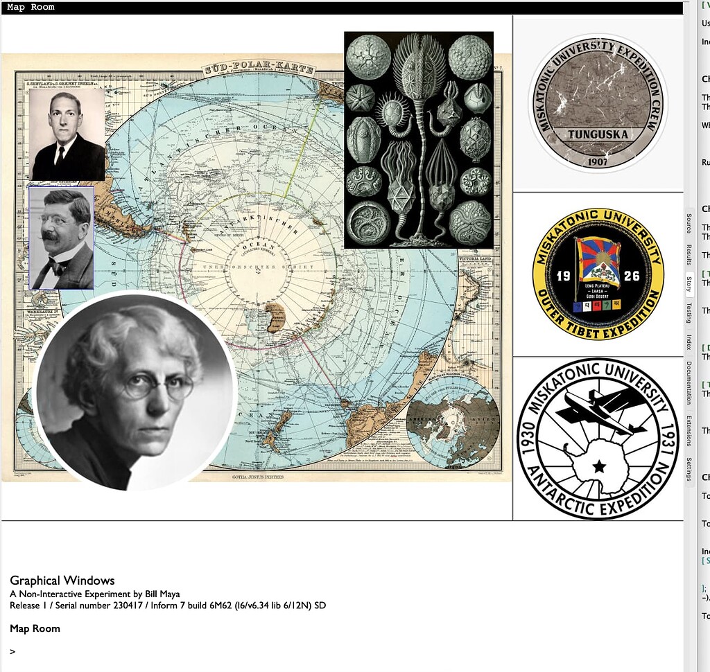 Creating and using graphical windows in Inform 7 - Inform 7 - The ...